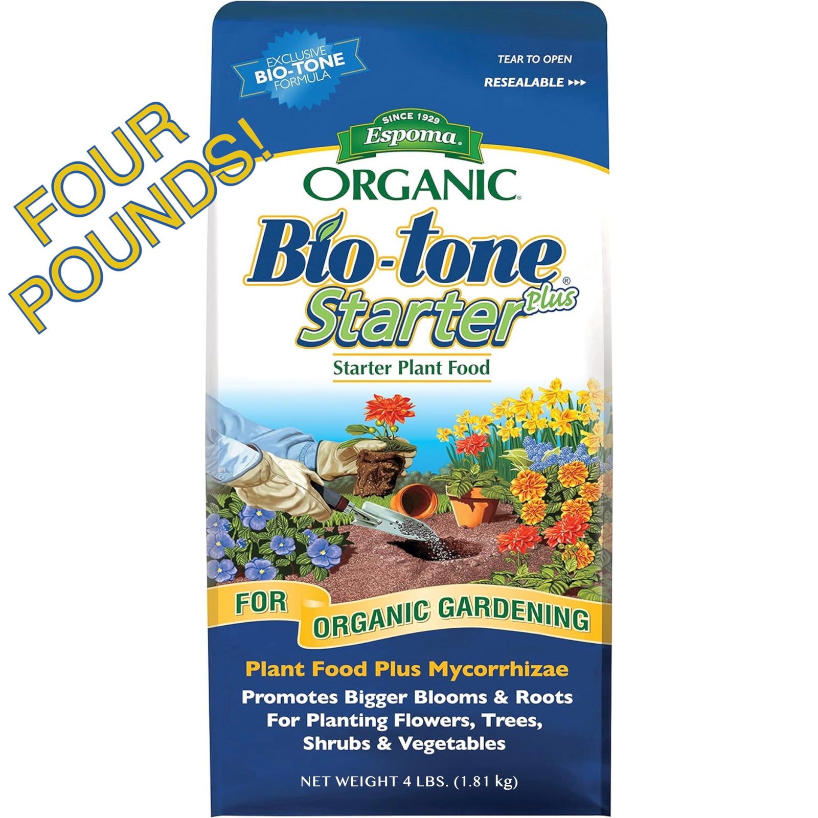 Bio-Tone Starter Plus (4 Lb) – Garden Answer