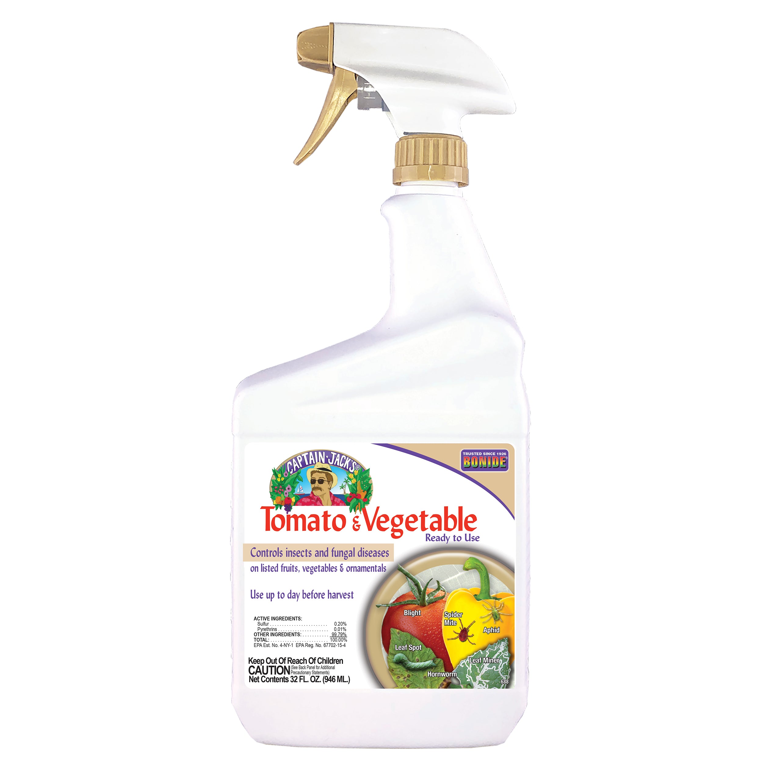 Captain Jack's 3-in-1 Tomato & Vegetable Spray RTU 32 oz – Garden Answer